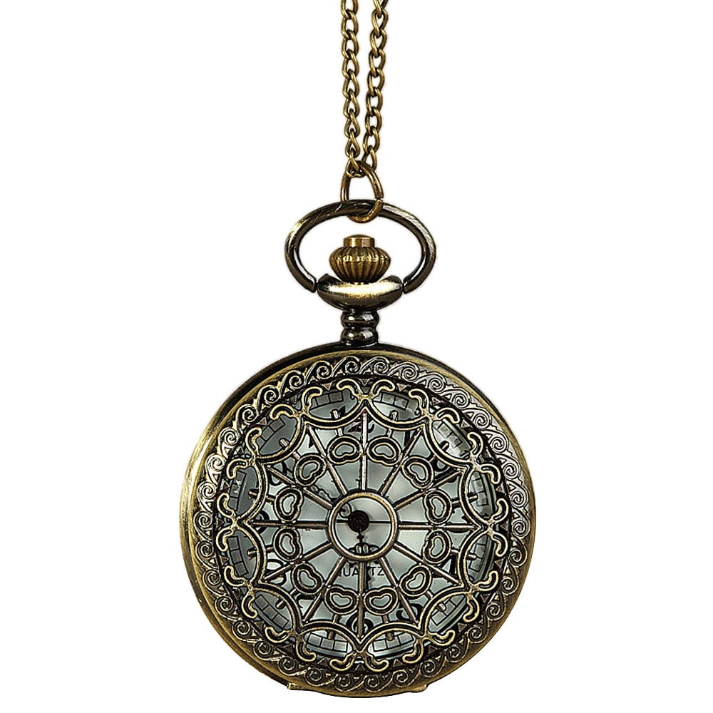 Uinagy Hollow Spider Web Pocket Watch - Walmart.com