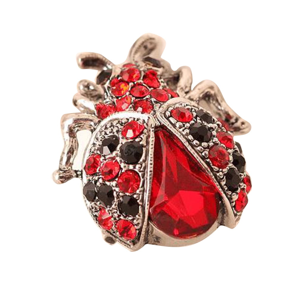 Uinagy Ladybug Diamond Corsage Brooch - Walmart.com