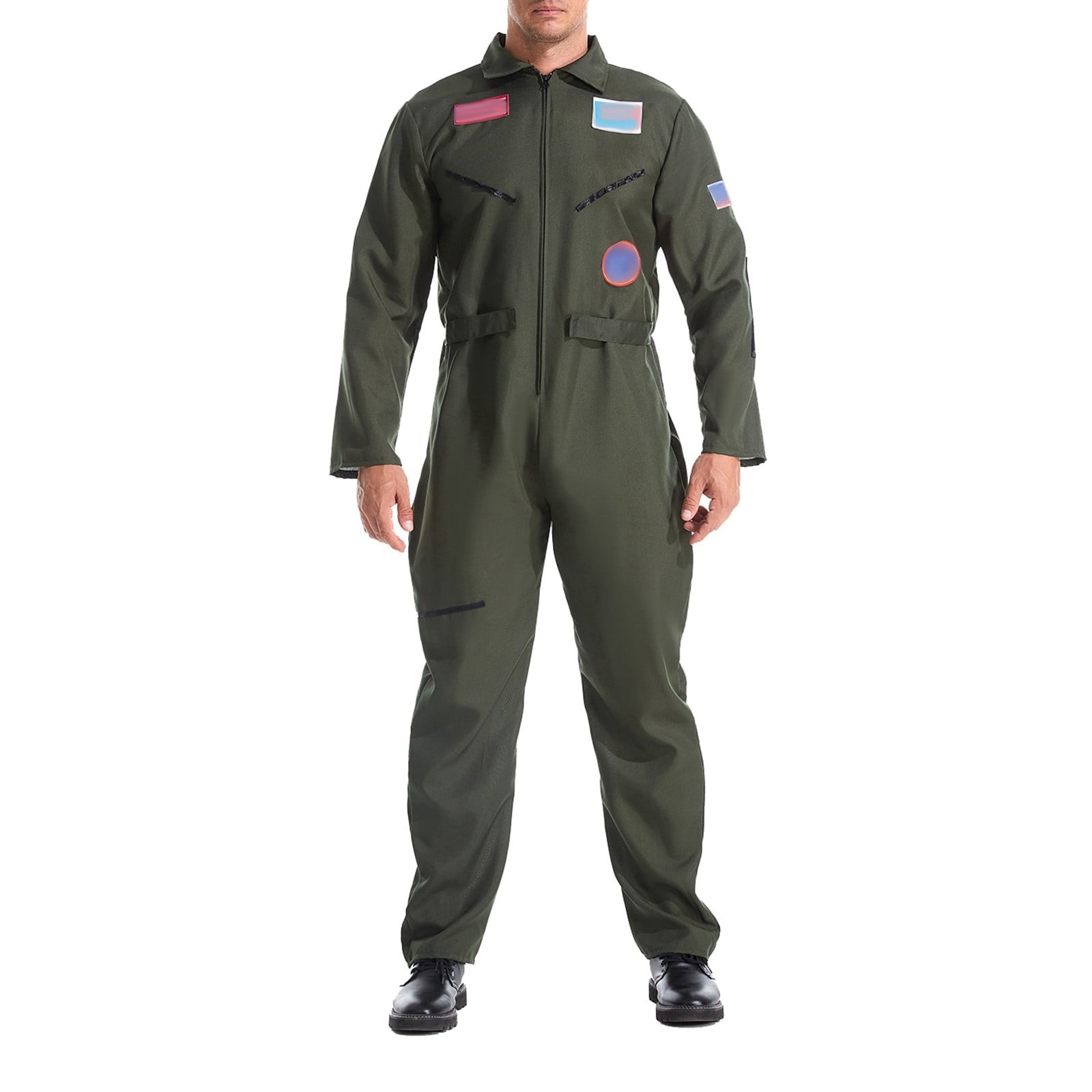 Uinagy Men's Carnival Pilot Uniform Party Sports Group Performance ...