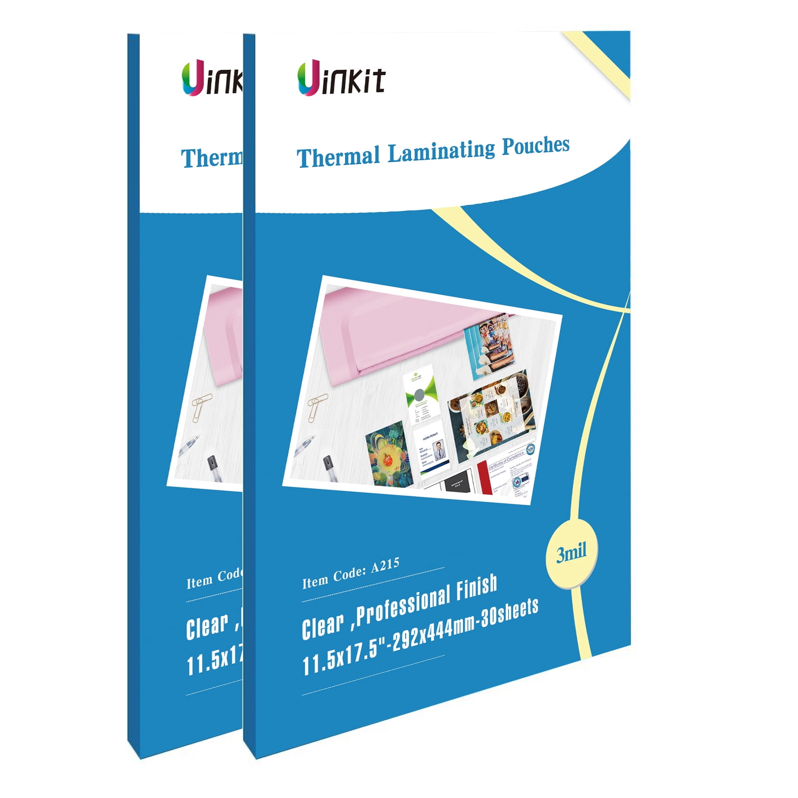 Uinkit Laminating Pouches 11.5x17.5inches for Sealed 11x17inches Menu ...