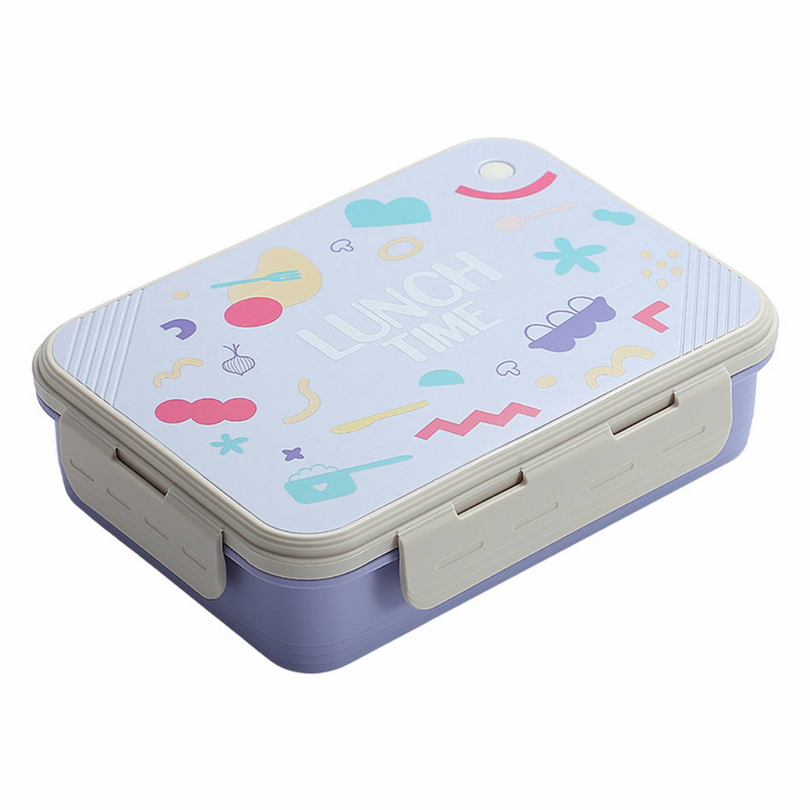 Uioepy Box 1.2L Capacity Stainless Lunch Box 3 Compartments Heatable ...