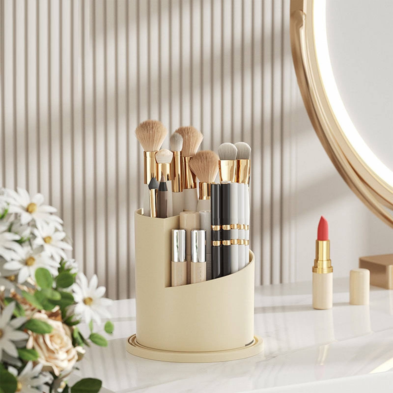 Uioepy Closeout Rotating Makeup Box Storage Tube, Dressing Table Pen ...