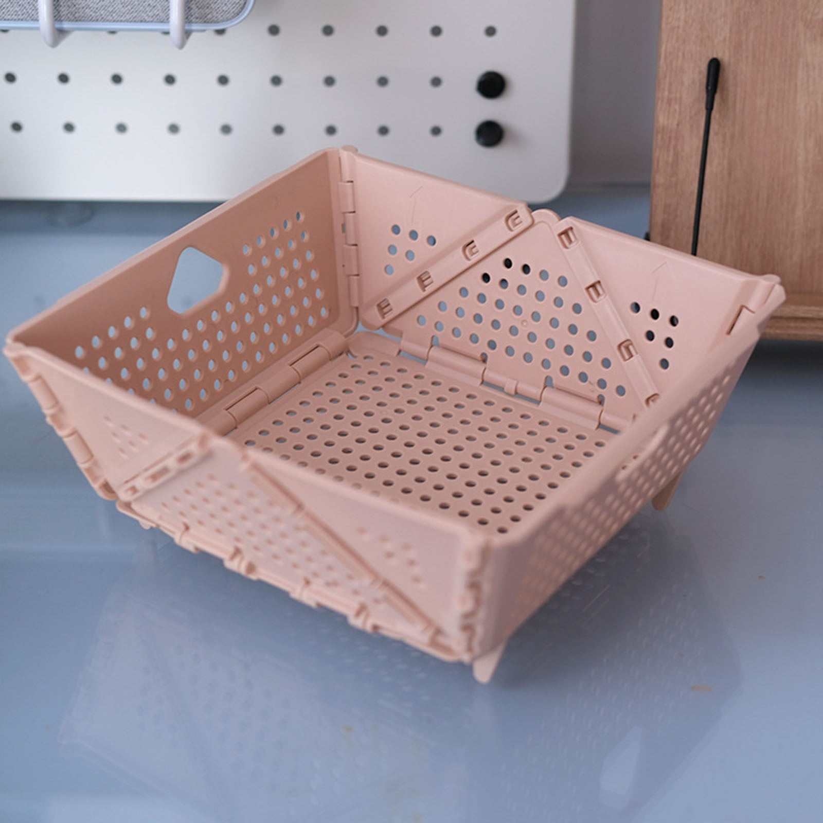 Uioepy Dirt Cheap Foldable Storage Basket, Draining Basket, Apricot ...