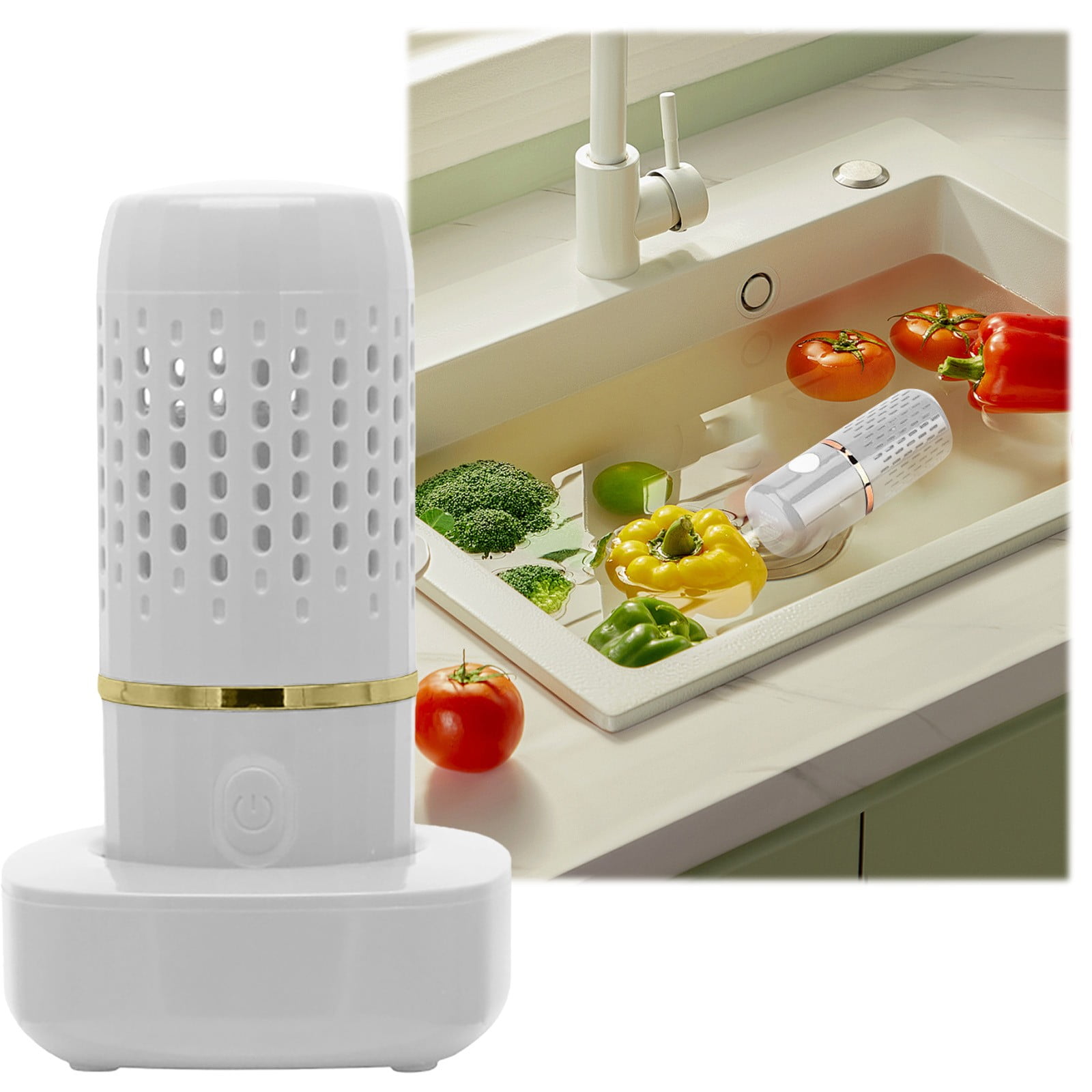 Uioepy End Of Line Sale The Smart Fruit And Vegetable Purifier Is White ...