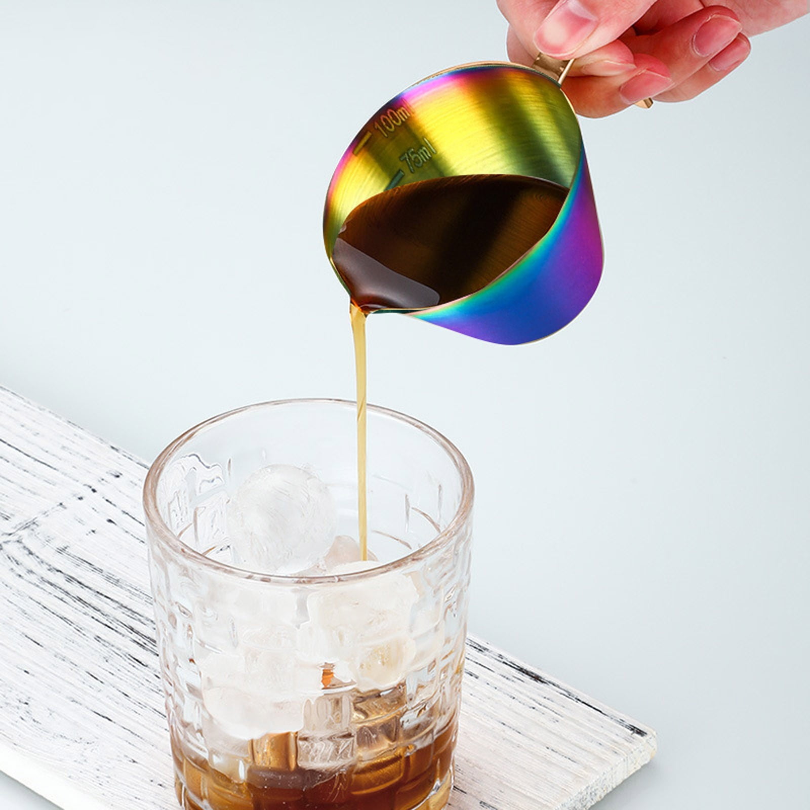 Uioepy Liquidation 304 Stainless Steel Coffee Extraction Cup With Scale ...