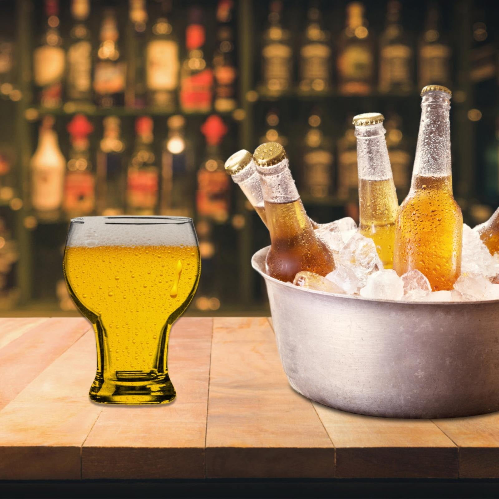 Uioepy Liquidation Craft Glass Beer Mug, Large Hero, 450Ml Big-Bellied ...