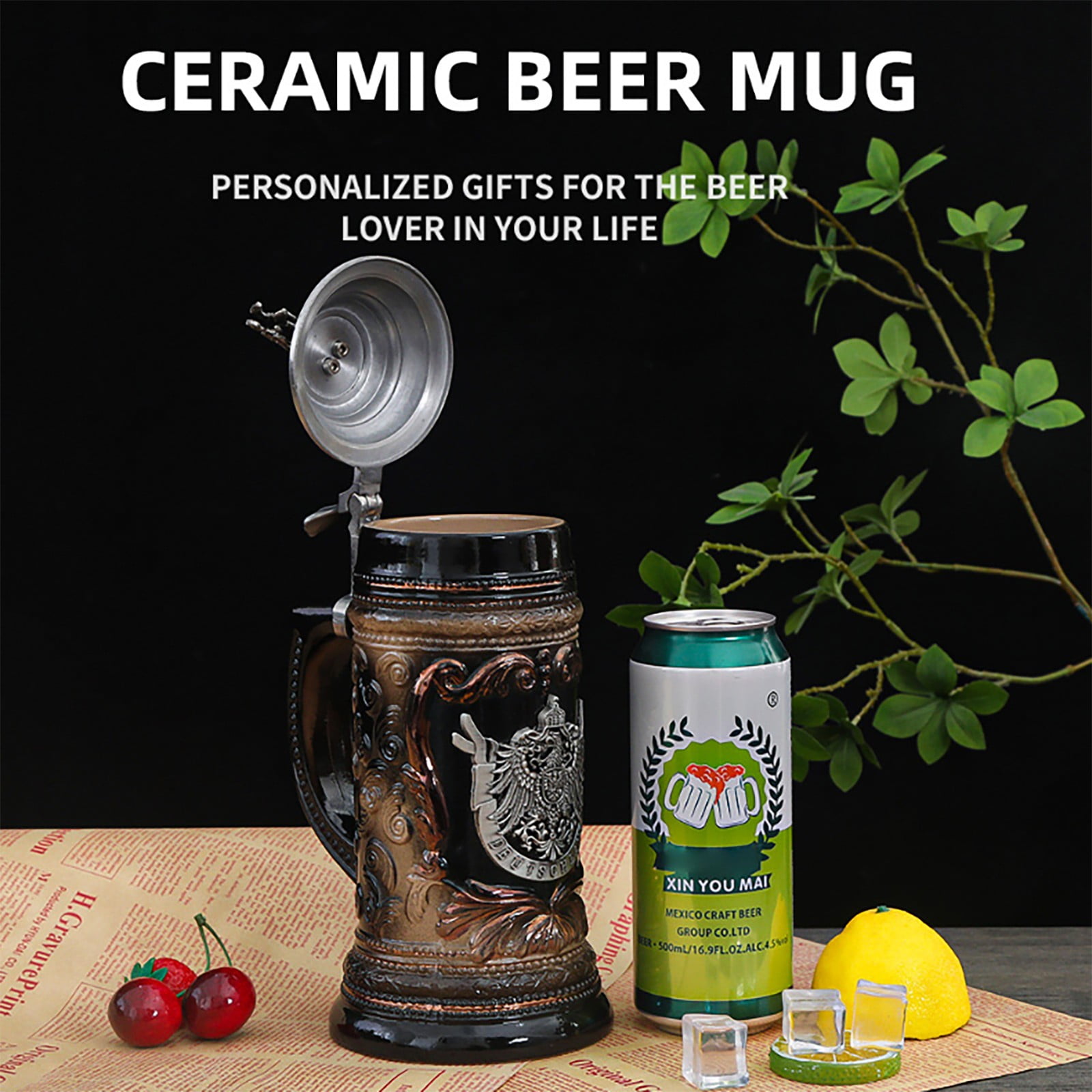 Uioepy Liquidation Relief 3D Beer Mug For Beer Festival 0.7 Liter ...