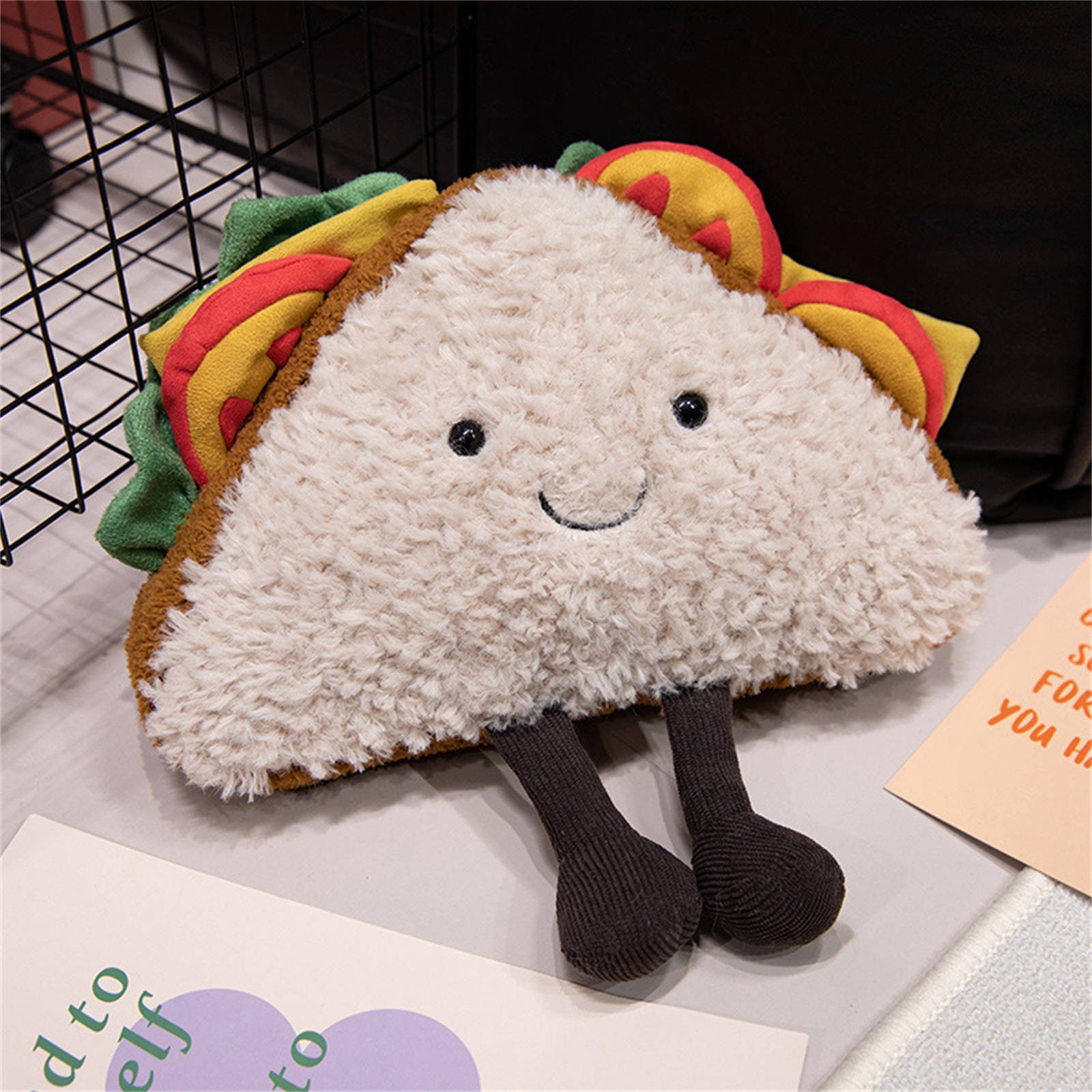 Uioepy Realistic Food Plush Chill Guy Stuffed Toy Cute Baked Plushies ...