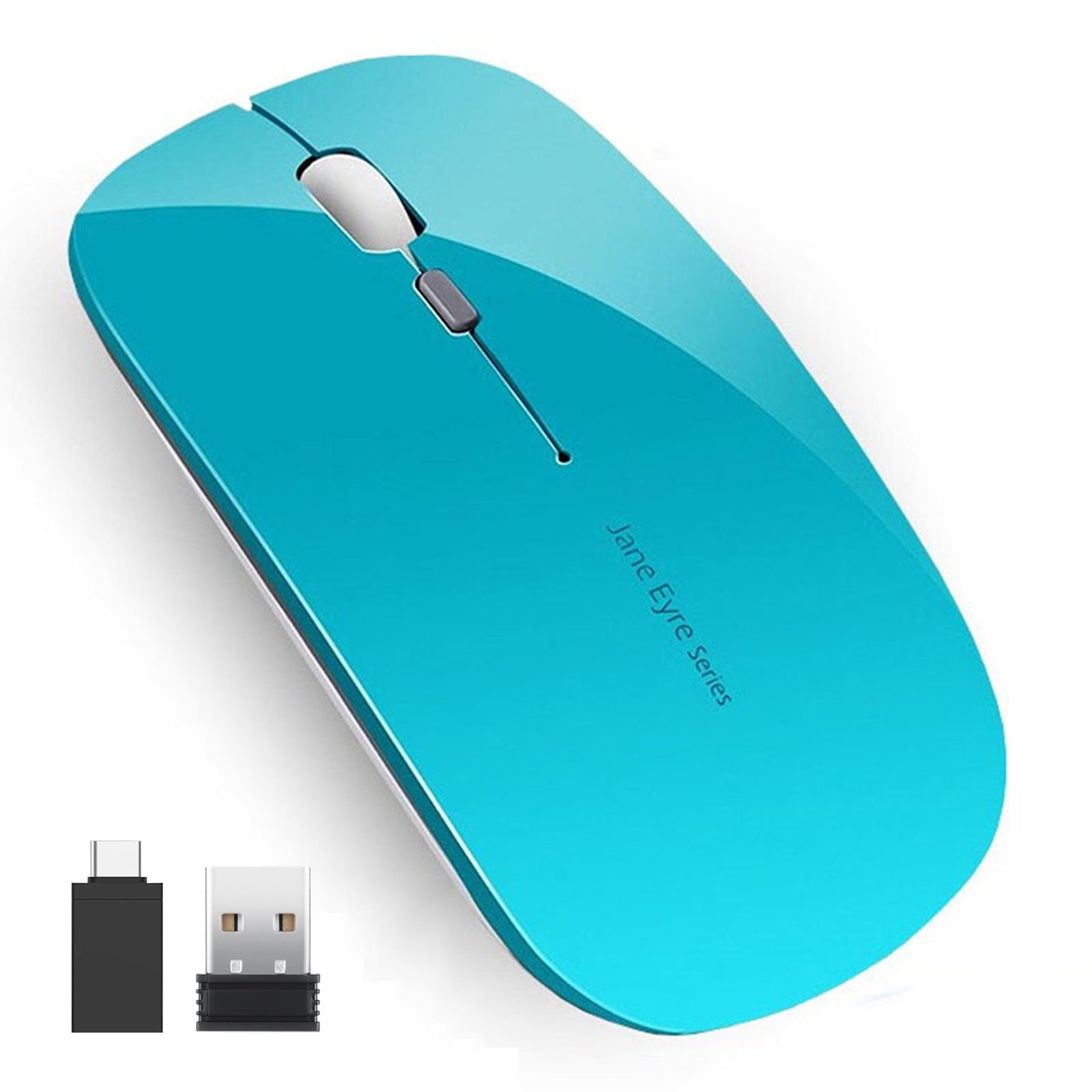 Uiosmuph Wireless Mouse Rechargeable Computer Mouse Silent with USB ...