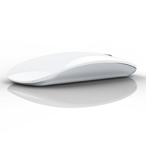 RREGER-V19 Wireless Mouse, 2.4GHz Rechargeable Mouse LED with Battery ...
