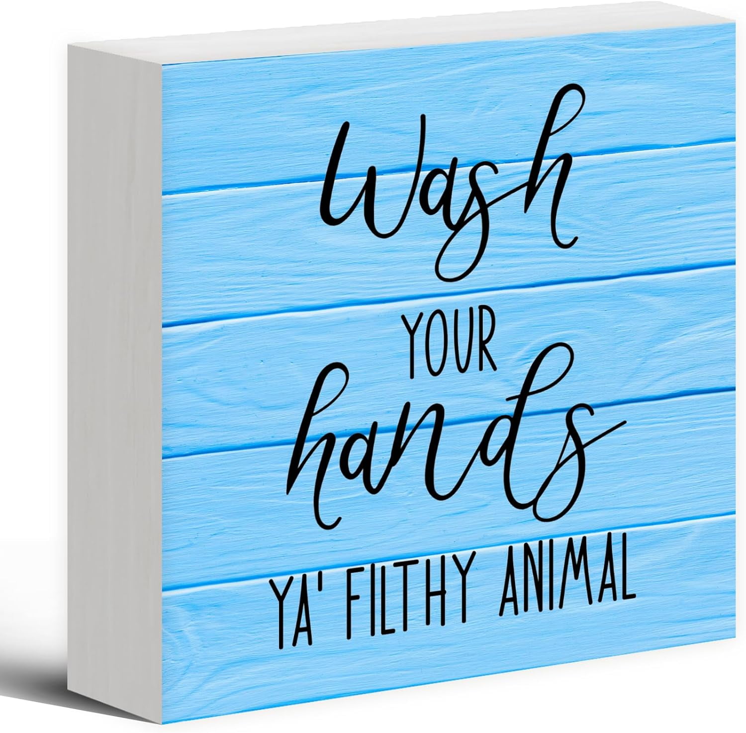 Uipk Funny Bathroom Decor, Wash Your Hands Ya‘ Filthy Animal Humor ...