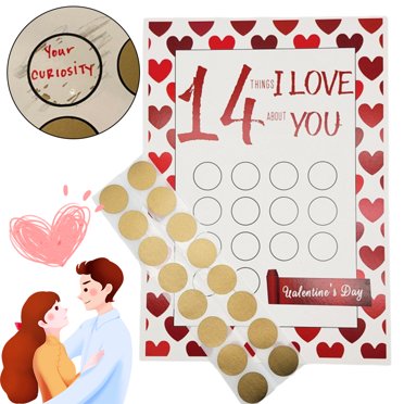 Fortune Teller Valentine's Day Cards Party Accessory - Walmart.com