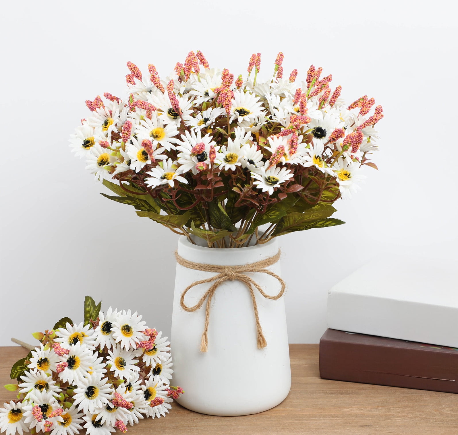 Uiz Merueh Artificial Outdoor Flowers Fake Flower Arrangement No Fade ...