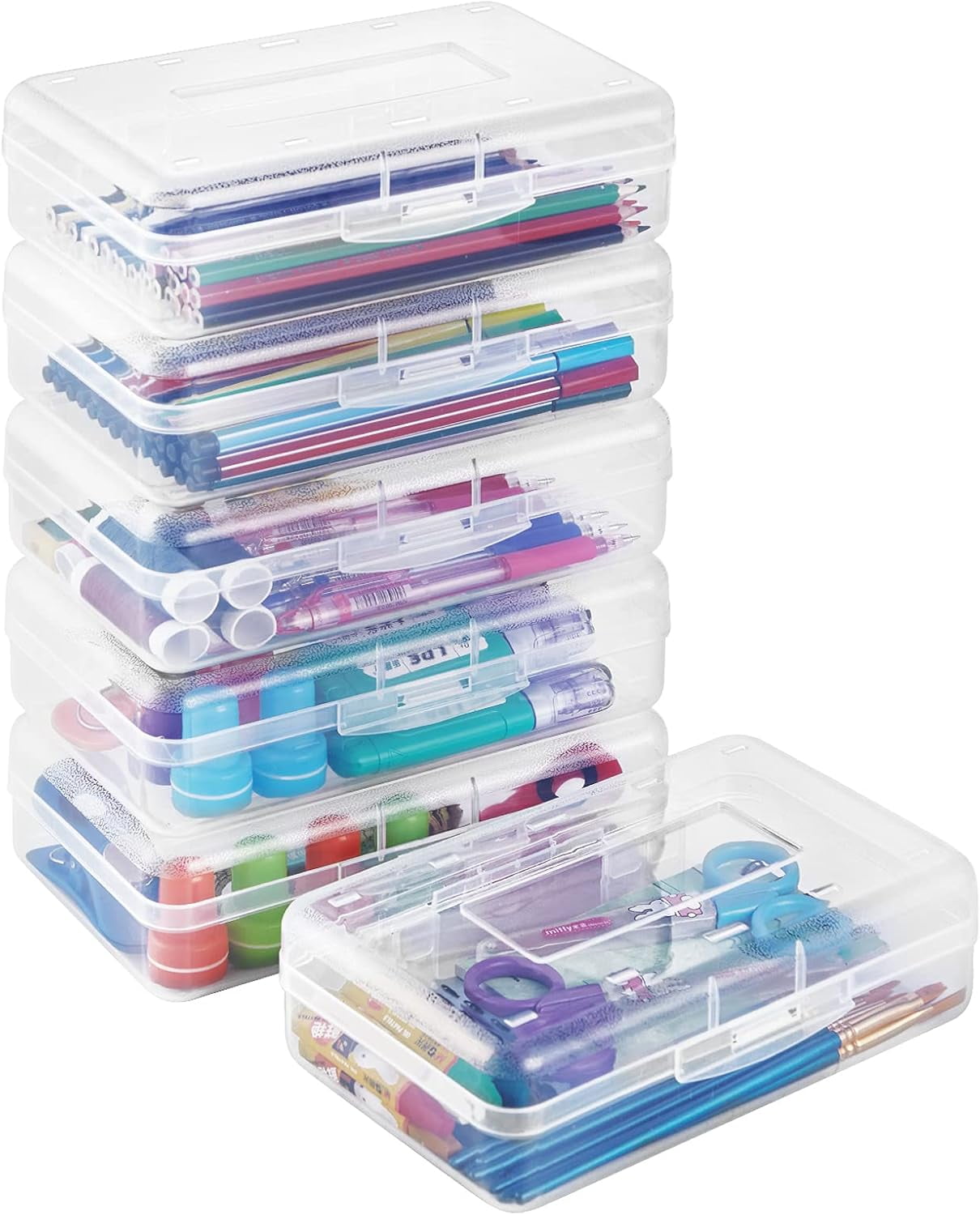 Uiz Merueh Pencil Box, Large Capacity Pencil Boxes, Hard Pencil Case ...