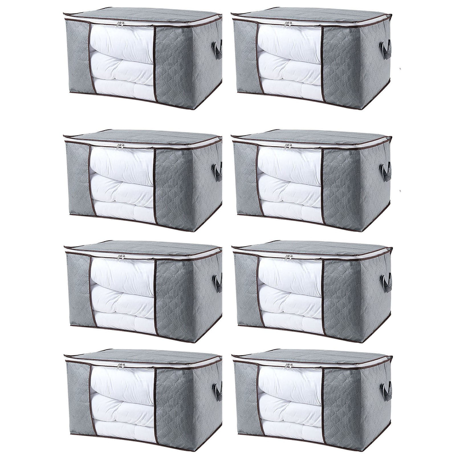 Uiz Merueh Extra Large Storage Bags Reinforced Handle Sturdy Zipper ...