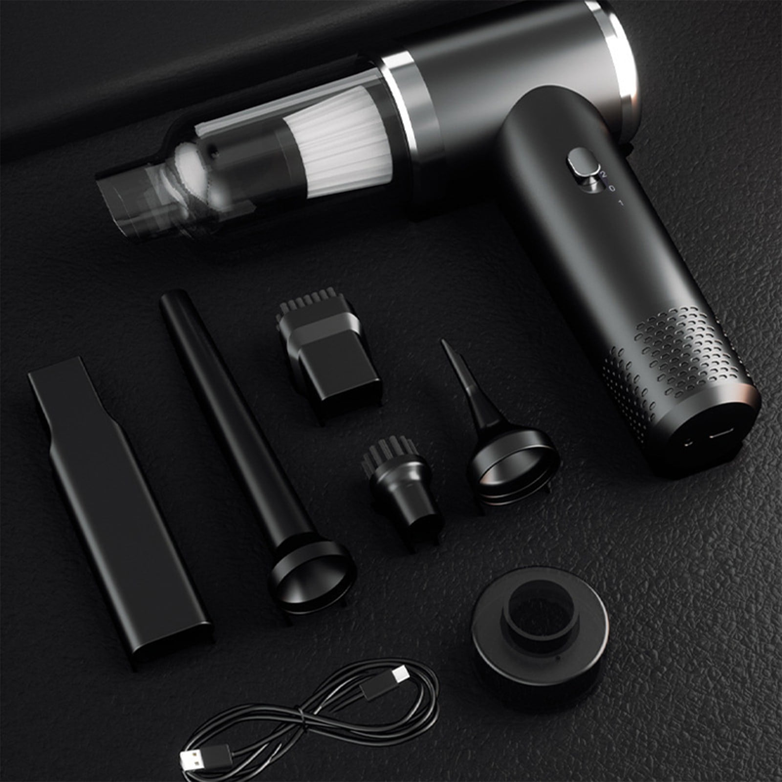 Uiz Merueh Mini Car Vacuum Mini Hand Held Vacuum Rechargeable ...