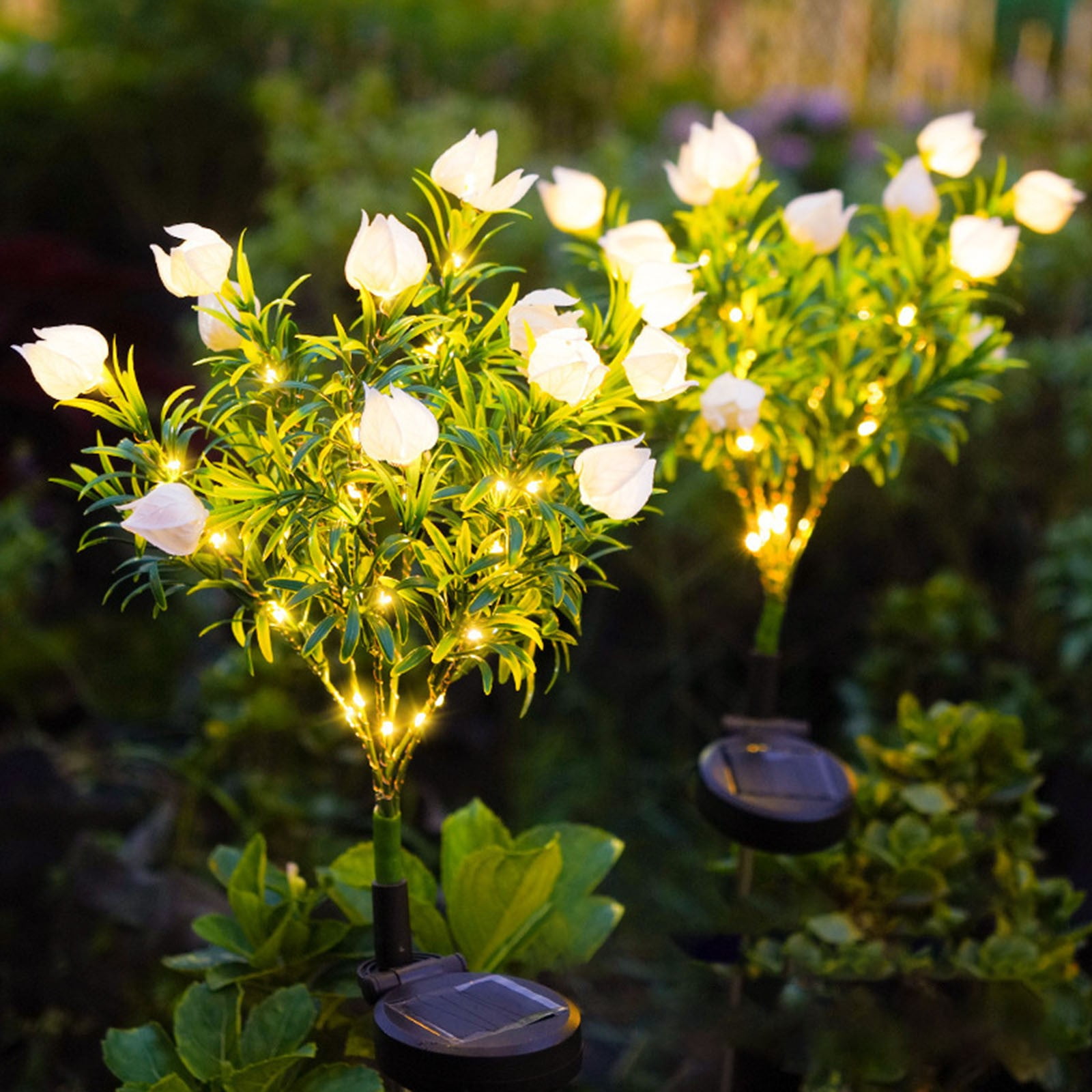 Uiz Merueh Solar Lights Outdoor Waterproof for Garden Decor, Solar ...