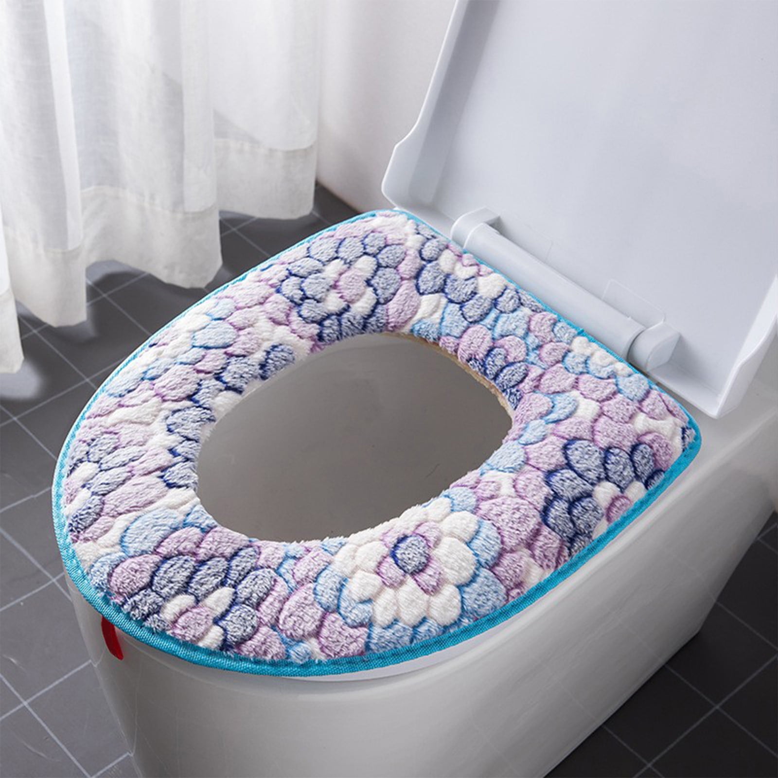 Uiz Merueh Under $5 Toilet Lid Covers for Bathroom Washable Reusable ...