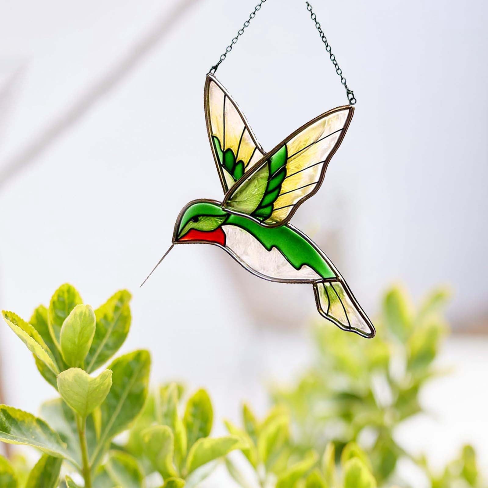 Uiz Merueh Yifare Spirit Birds Bird Window Hanging Suncatcher, Cute ...