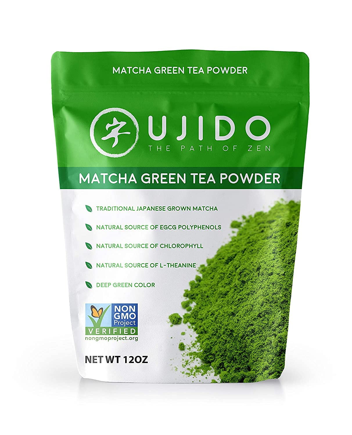 Ujido Japanese Matcha Green Tea Powder - Packaged in Japan (12 oz ...