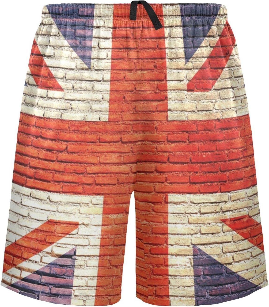 Uk British Flag England London Union Jack On Brick Wall Mens Pajama ...