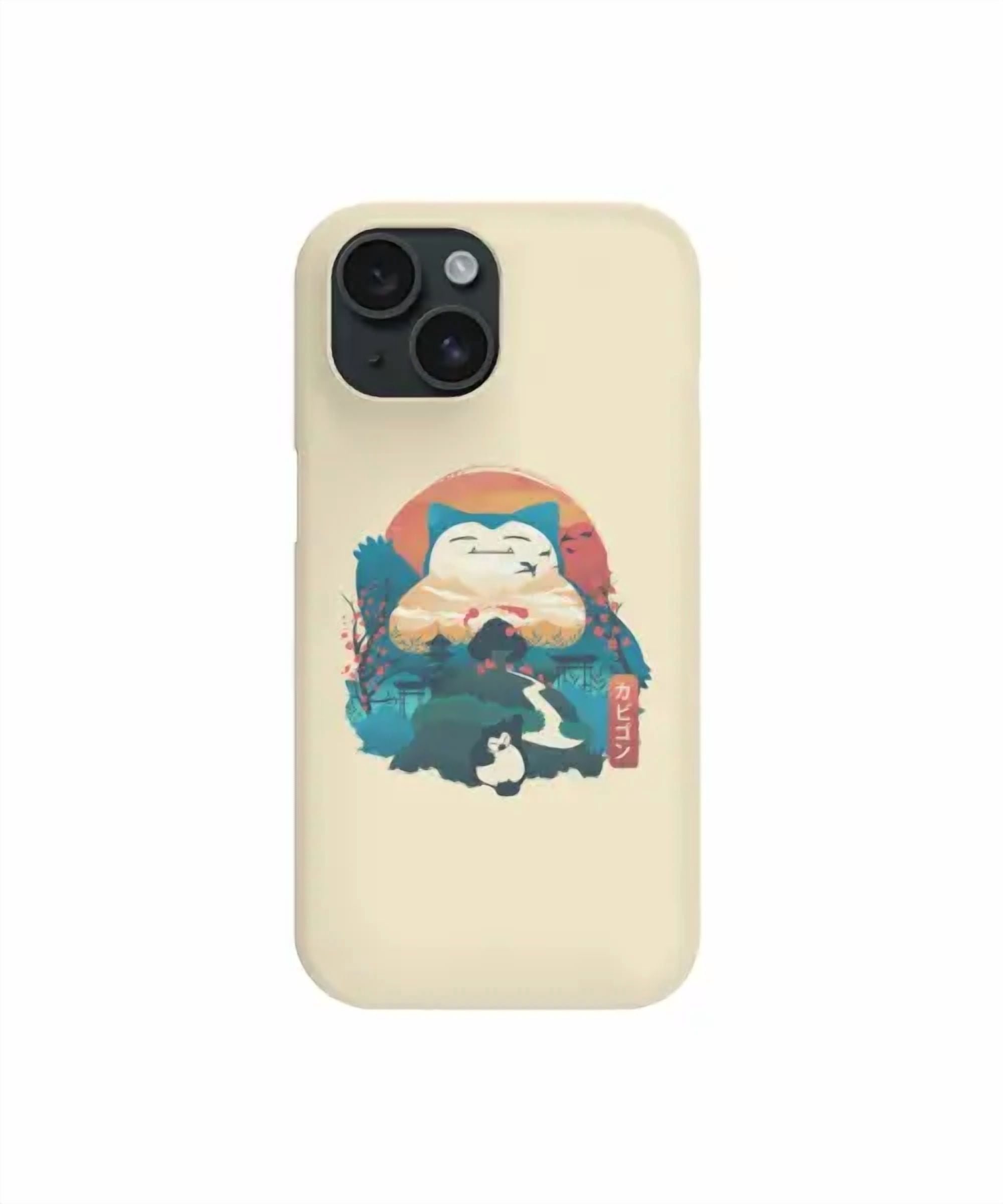 Ukiyo-e Kabigon Snorlax Pokemon Japanese Woodblock Art A571 Protective ...