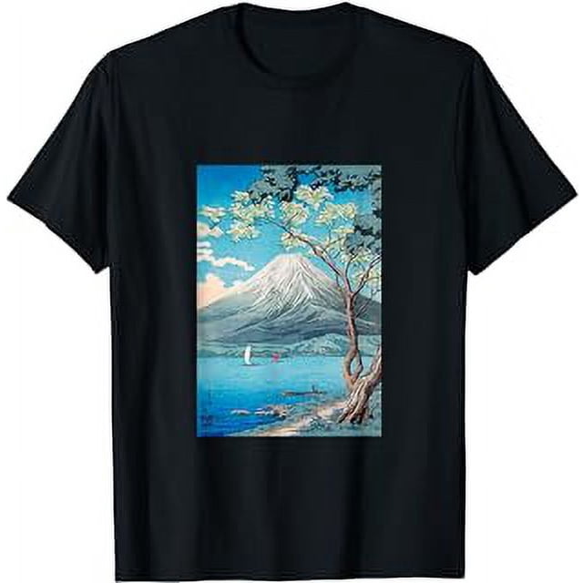 Ukiyo-e T-Shirt, Mt. Fuji, Japanese Painting, Print, Masterpiece, Art ...