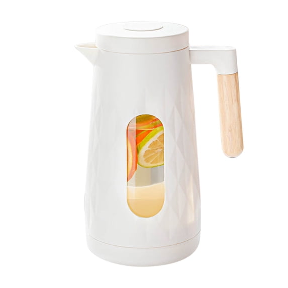 Uklsqma 1.6L Cold Water Kettle Jug, Safe Plastic with Leak-Proof Lid ...