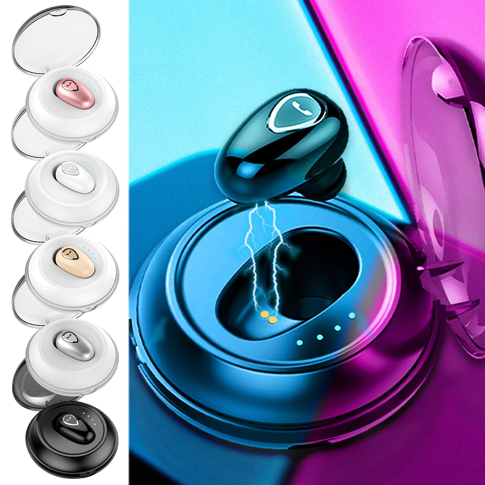 Uklsqma Advanced True Wireless Earbuds, Bluetooth 5.0, Wireless ...