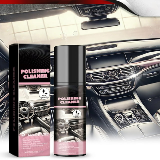 Uklsqma Automotive Interior Polishing Agent, Decontamination, Polishing, Leather Care, Car ...