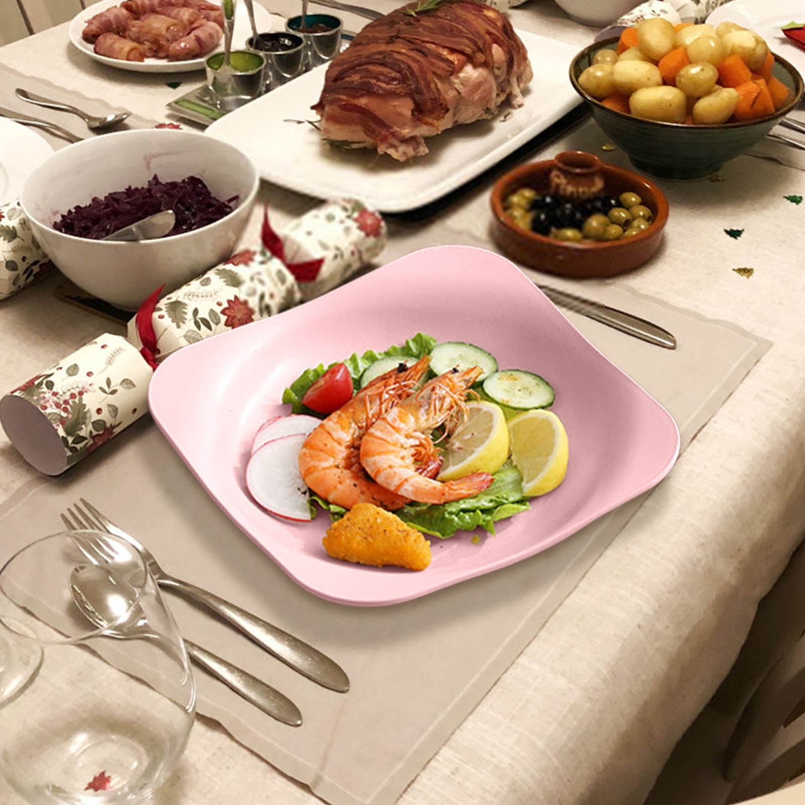 Uklsqma Decorative Fruit Serving Tray, Multi-Purpose Coffee Table ...