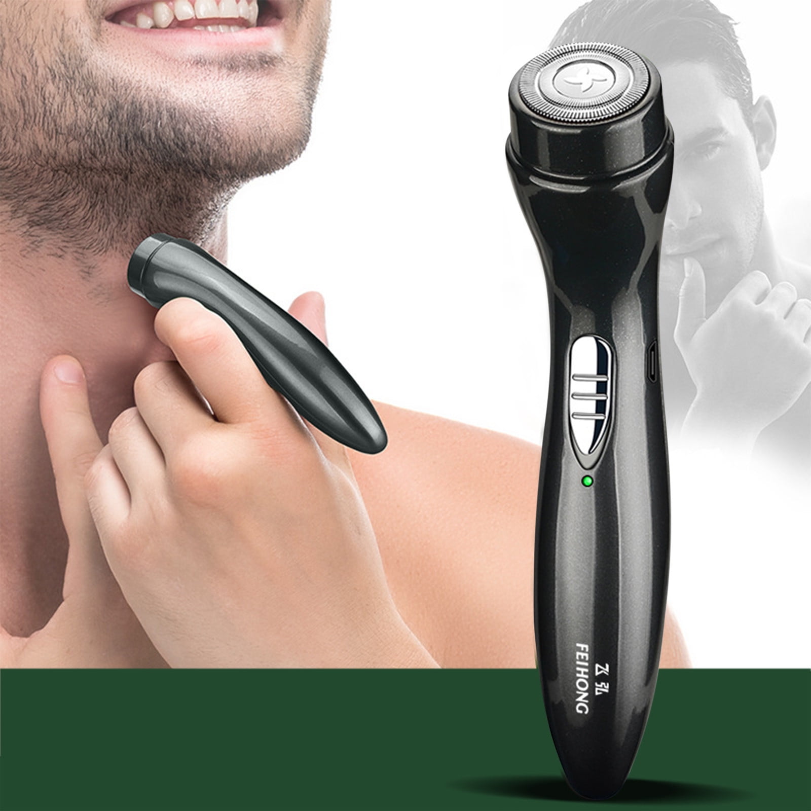 Electric Shaver Razor for Men-Portable,Waterproof & Rechargeable Beard ...