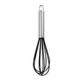 Uklsqma Manual Egg Beater Whisk, 5.3" Stainless Steel & Silicone Hand ...