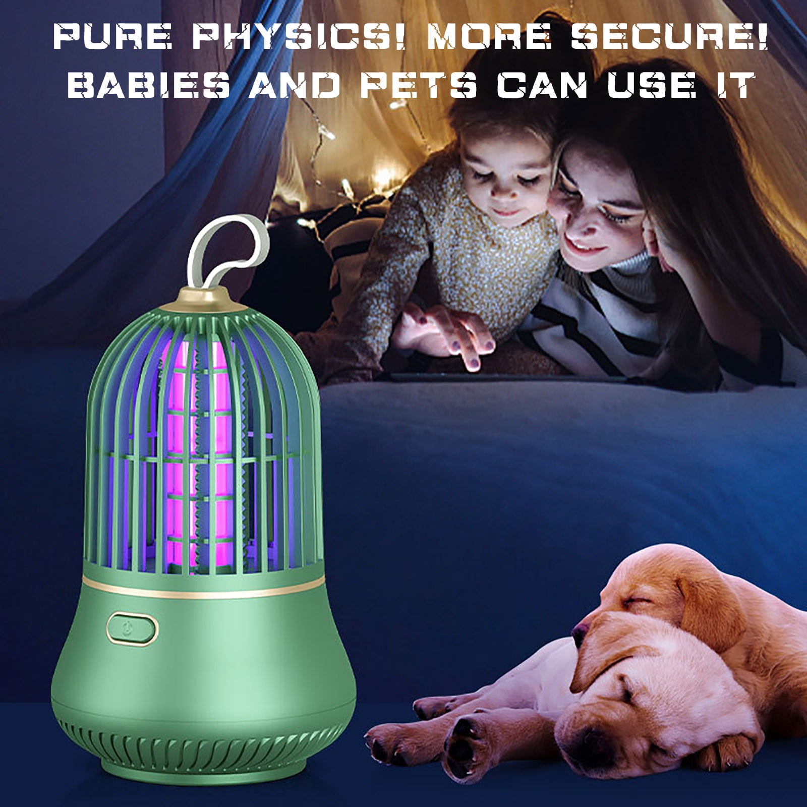 Uklsqma USB Mosquito Repellent Light, Mosquito Repellent Lamp LED ...