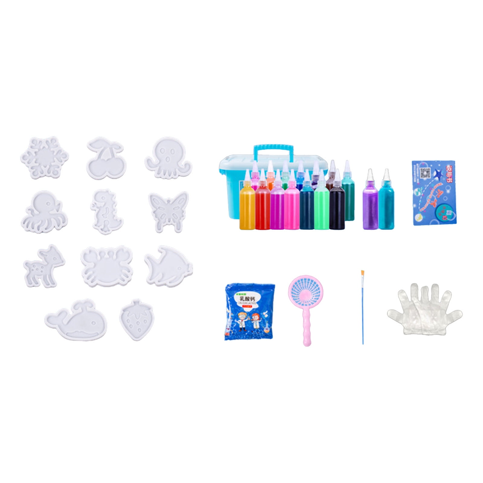 Uklsqma Water Beads Kit, Color Changing Water Balls, Sensory Toy Set ...