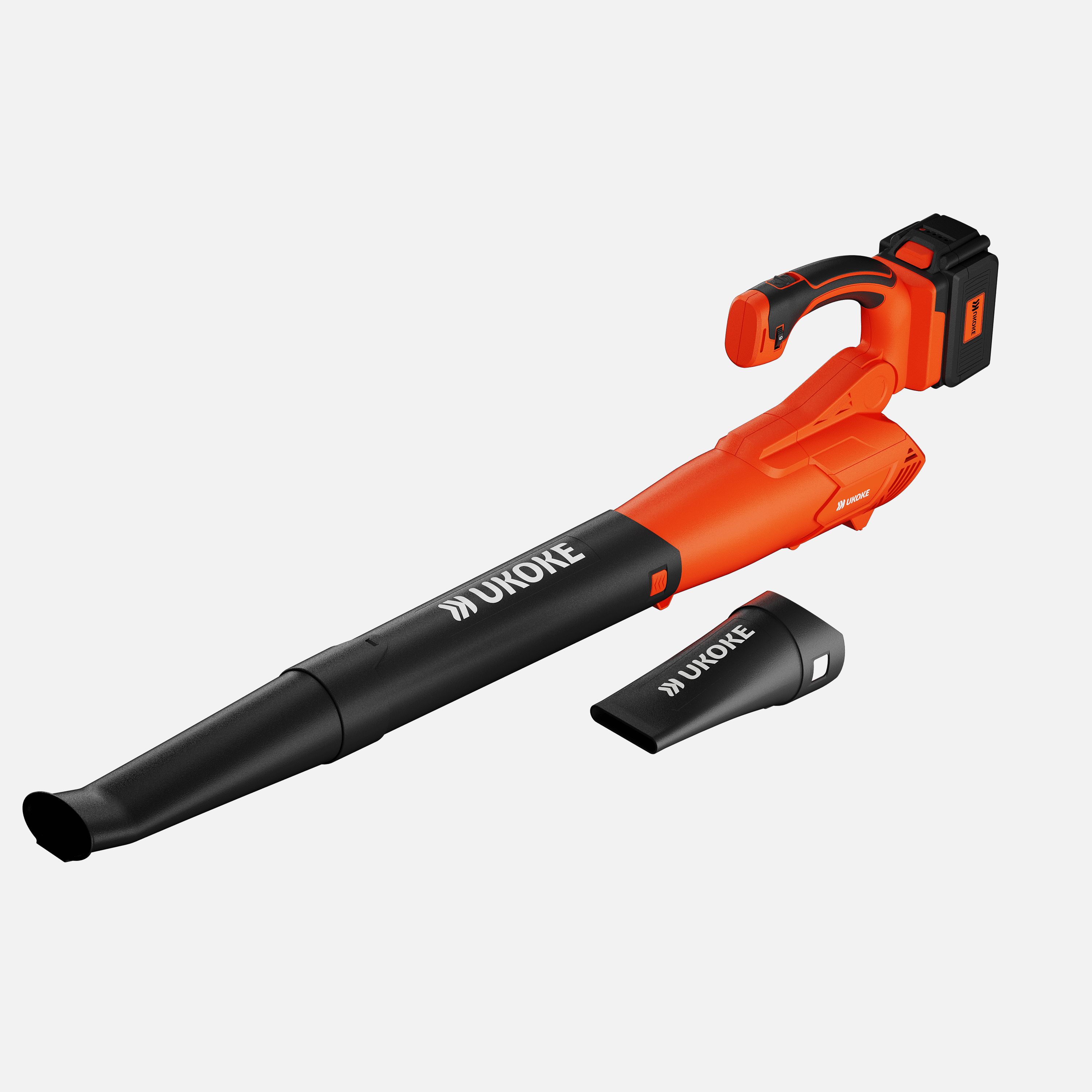 Ukoke Powerful 40V Brushless Cordless Blower (130 MPH / 550 CFM) ,for ...