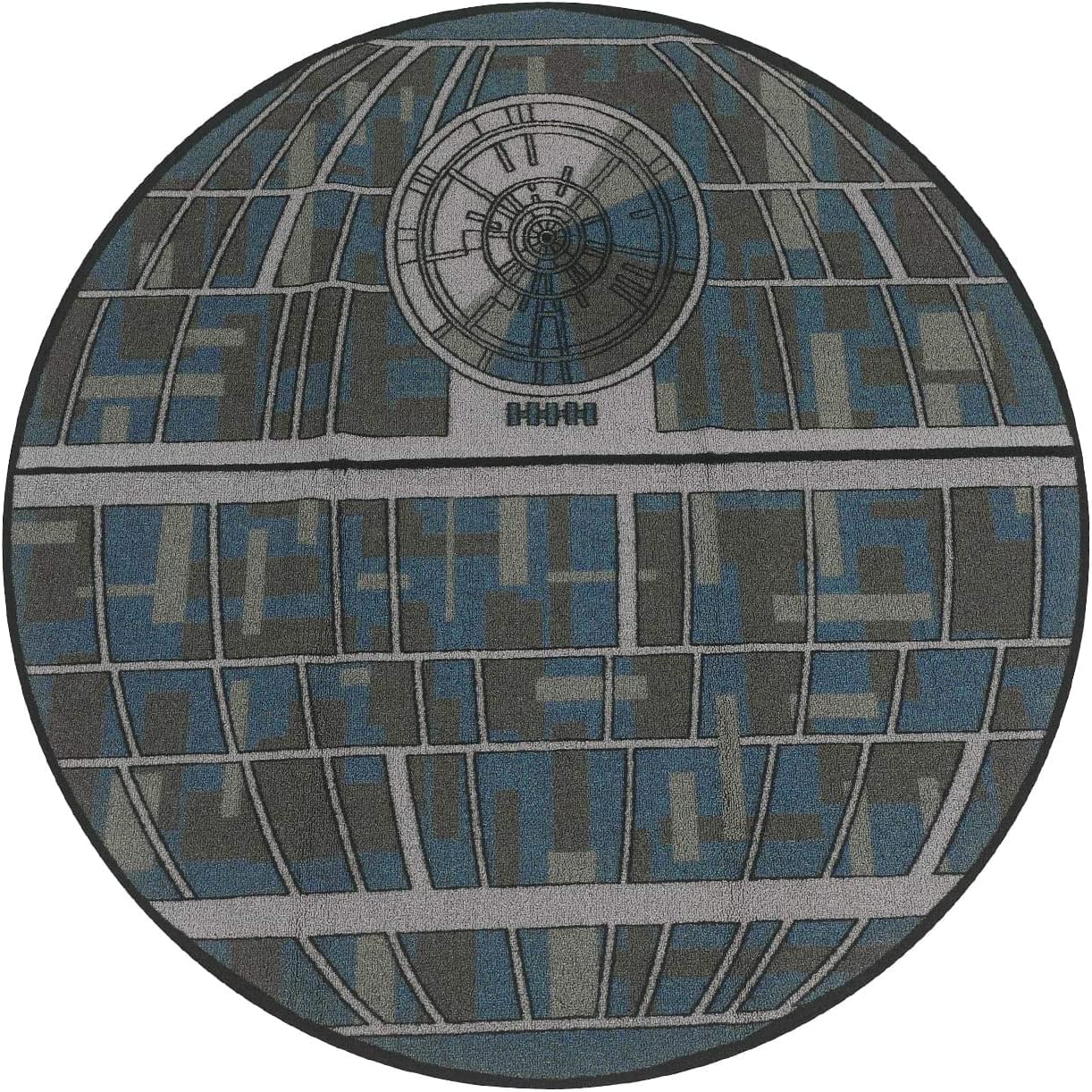 Ukonic Star Wars Galactic Empire Death Star Area Rug | 52-Inch Round ...