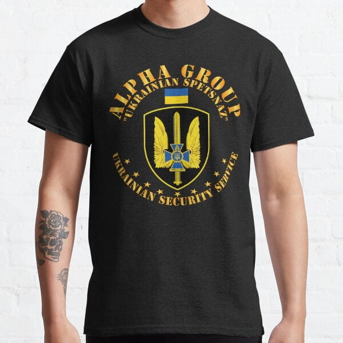 Ukraine - Alpha Group - Ukrainian Spetsnaz X 300 Classic T-Shirt ...