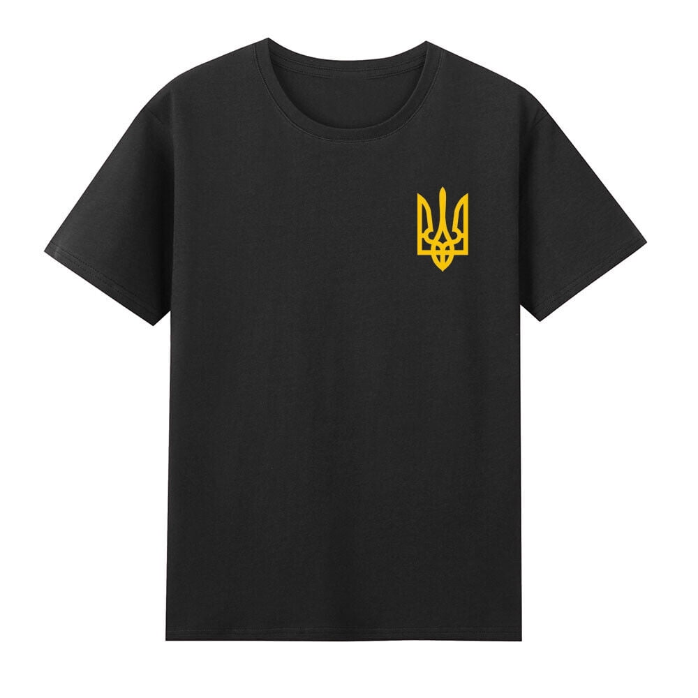 Ukraine Army Cult Shirt Ukraine Trident Logo Coat of Arms Zelensky Men ...