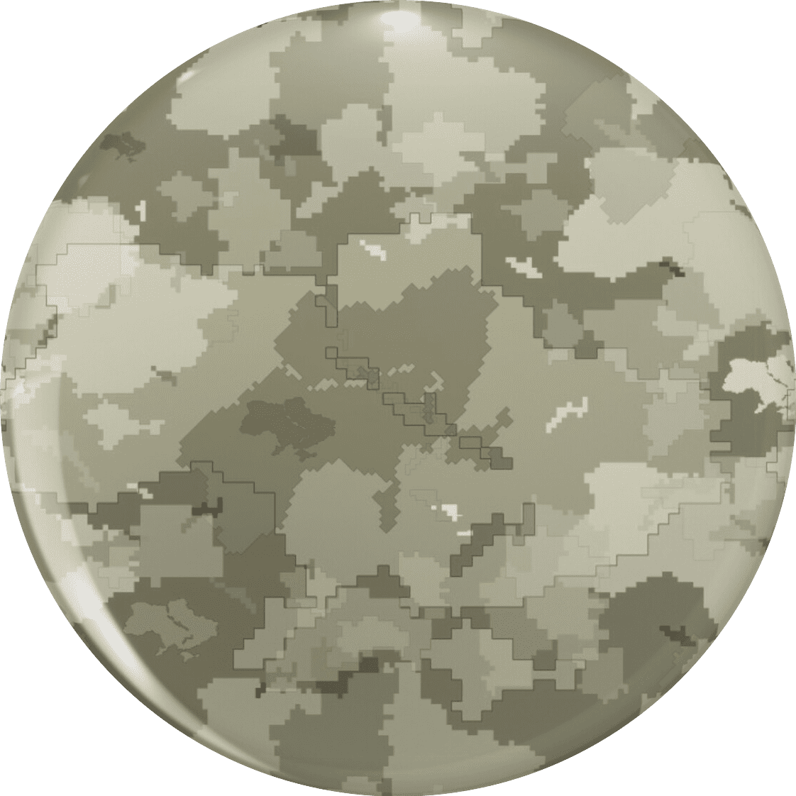 Ukraine - 'Digital' Ukrainian Map Camouflage Half (KUA) Pin Lapel Pin ...