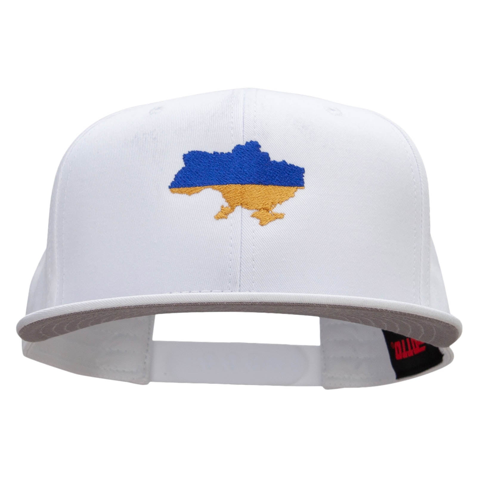 Ukraine Embroidered Prostyle Snapback Cap - White OSFM - Walmart.com