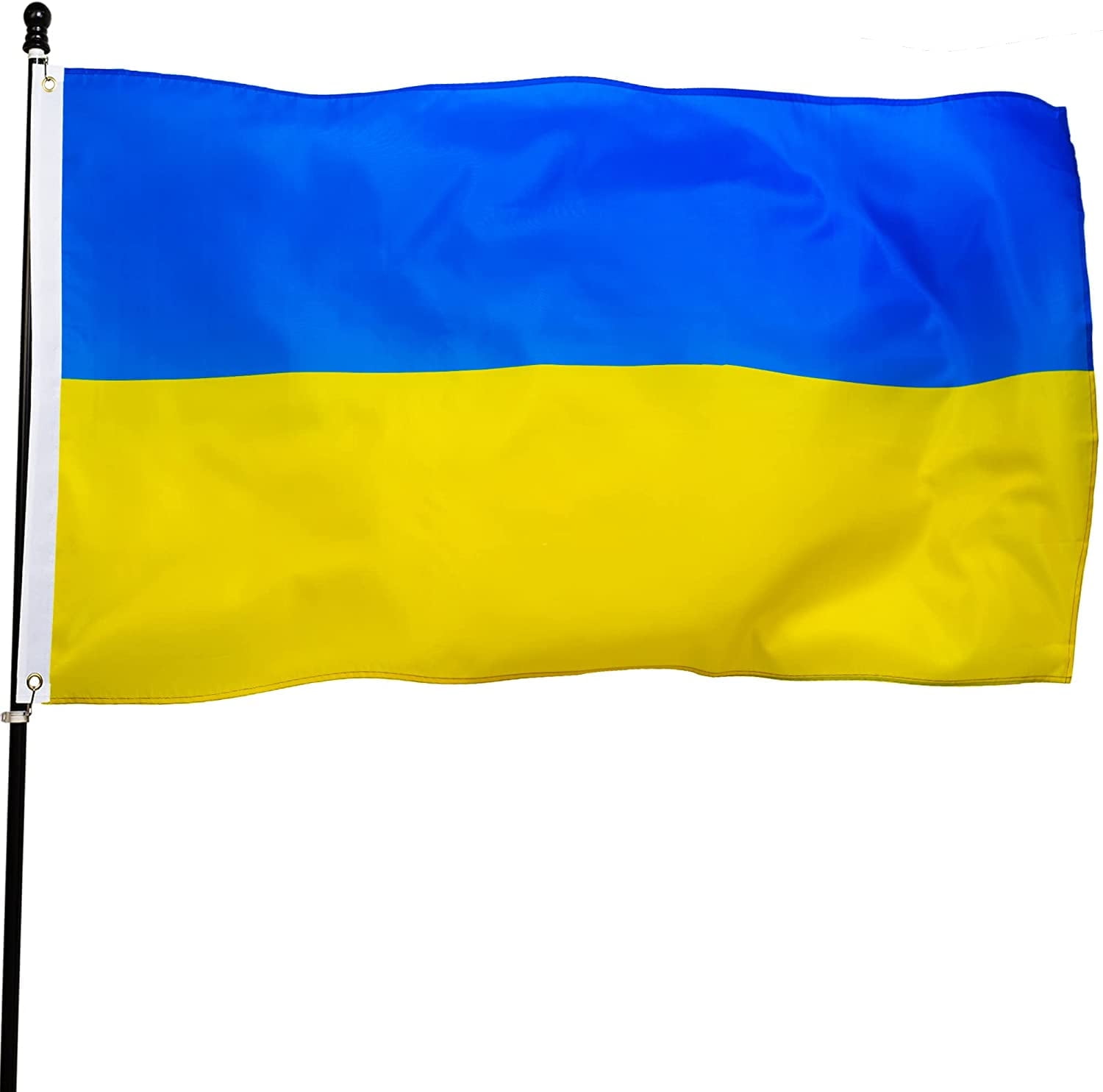 Ukraine Flag 3x5 Ft Outdoor Indoor Decoration Flag Banner with Two ...