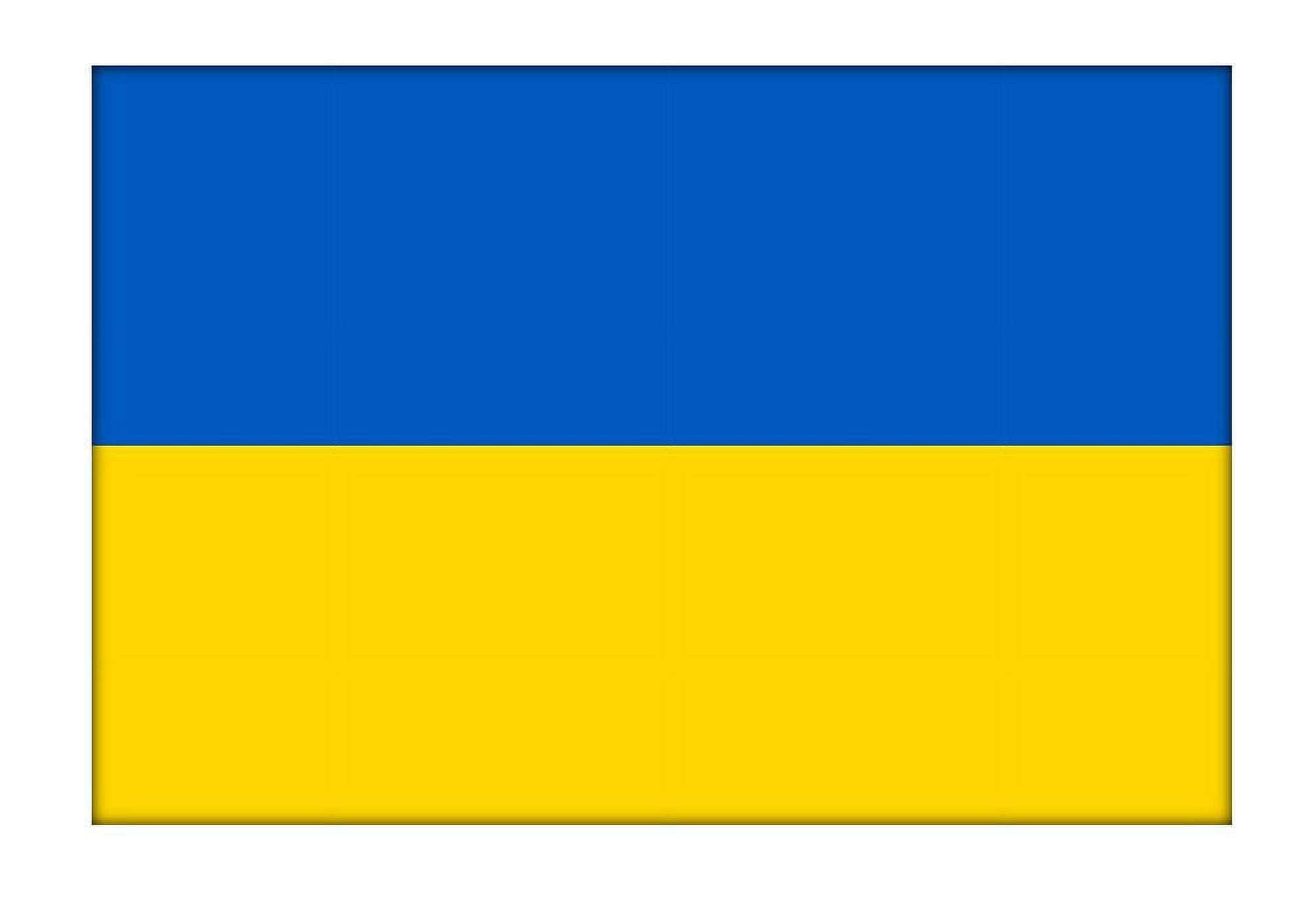 Ukraine Flag Car Magnet Bumper Sticker - 4x6 - Strong Magnet - Weather ...