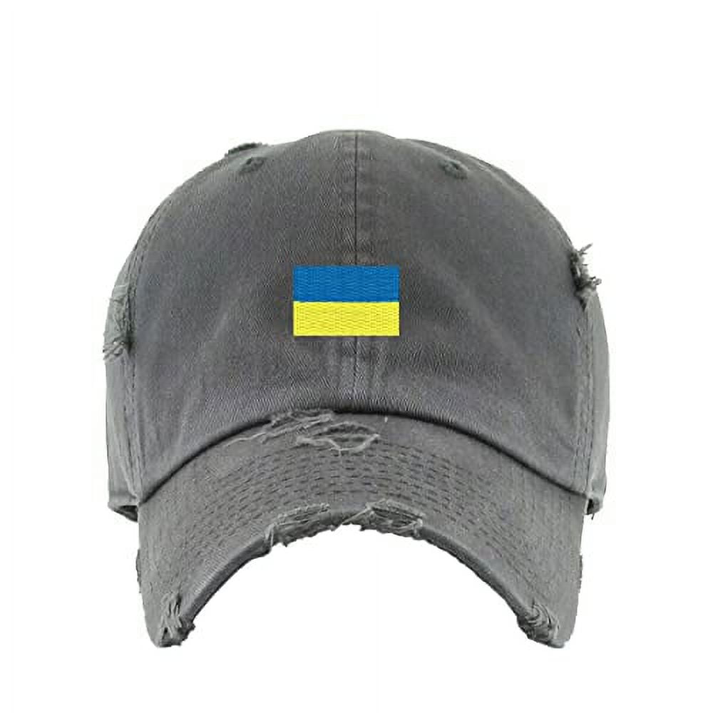 Ukraine Flag Vintage Baseball Cap Embroidered Cotton Adjustable ...
