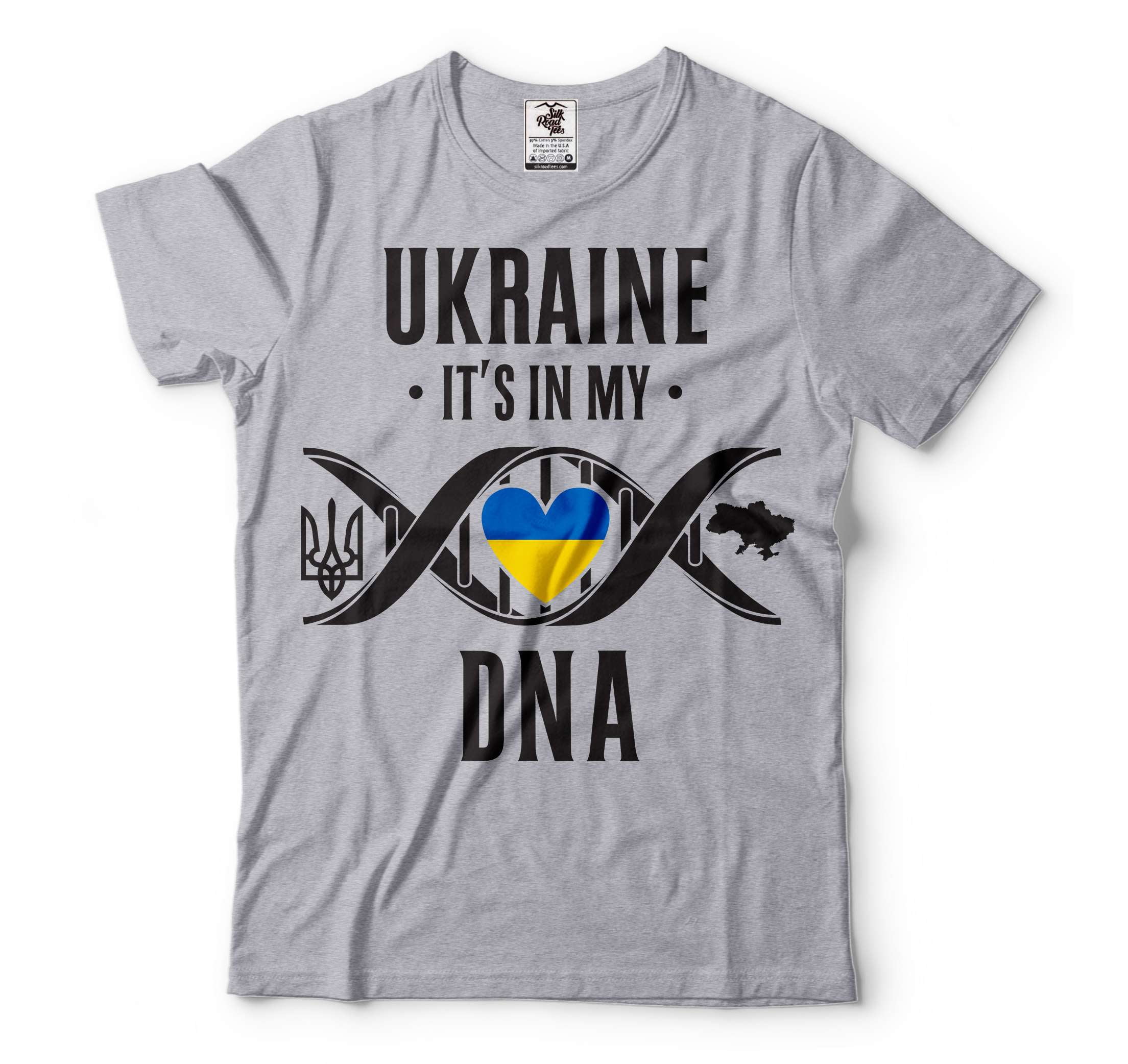 Ukraine It's In My DNA Shirt Ukraine Patriotic Shirt Ukrainian Gifts ...