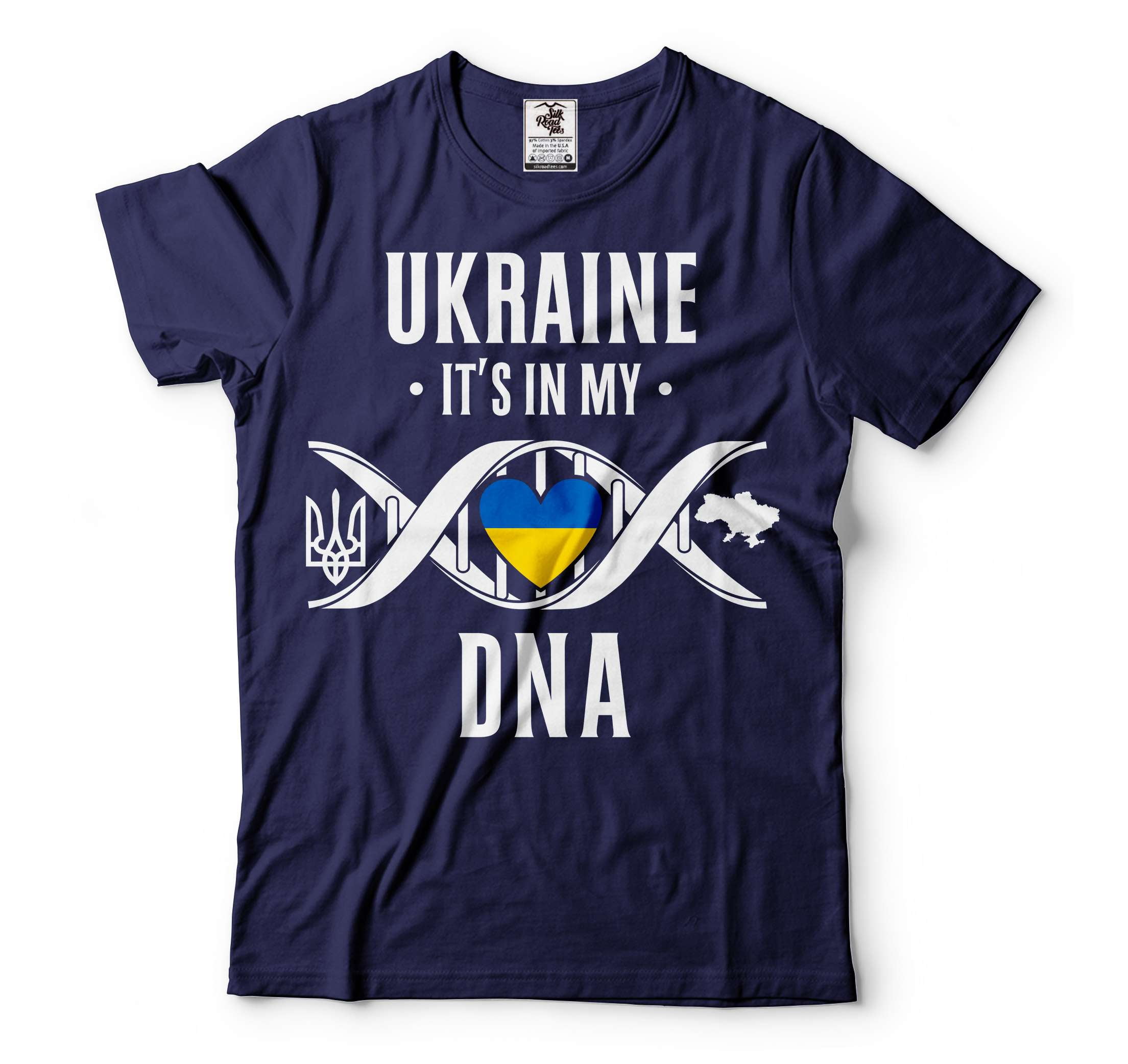 Ukraine It's In My DNA Shirt Ukraine Patriotic Shirt Ukrainian Gifts ...