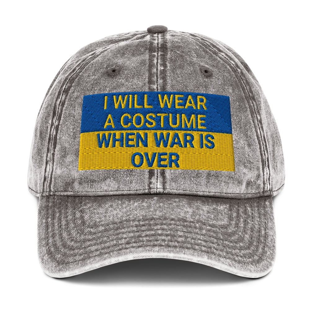 Ukrainian Zelensky Saying Embroidered Vintage Cap, I Will Wear A ...