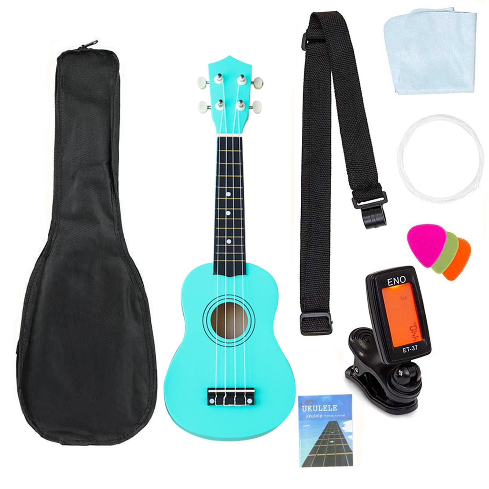 Ukulele for Beginners Kit, Starter Bundle Kit with Free Gig Bag Strap ...