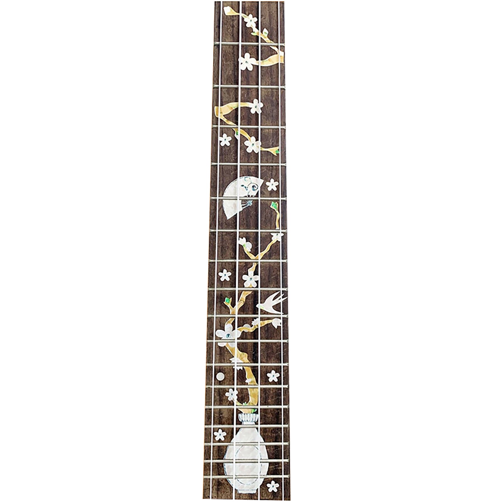 Ukulele Fingerboard Inlay Sticker Thin Inlay Sticker Ukulele Fretboard ...