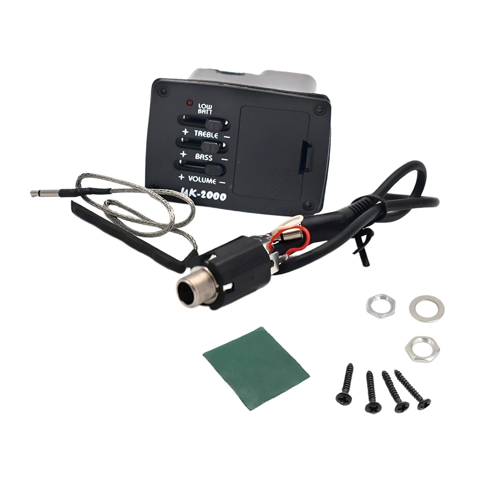 Ukulele Pickup Preamp Amplifier Guitar Pickup Tuner System PP Material ...